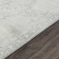 Alfombra Vintage Oriental Marfil/Gris 80x150 Vicky | Maisons du Monde