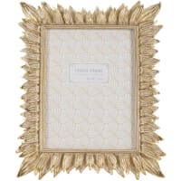 Cornice in resina dorata con foglie cm 21,8x1,8x27 Solis | Maisons du Monde