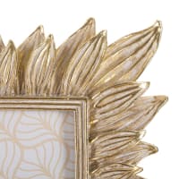 Cornice in resina dorata con foglie cm 21,8x1,8x27 Solis | Maisons du Monde