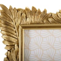 Cornice in resina dorata con foglie cm 21,8x1,8x27 Solis | Maisons du Monde