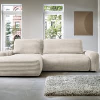 Polstergarnitur Dijon K Breitcord Creme