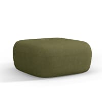 Pouf en tissu vert sauge Onyx | Maisons du Monde