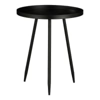 Tavolino in metallo nero alt.80 Adine | Maisons du Monde