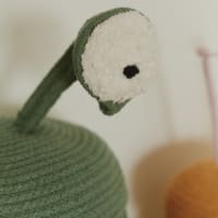 Cesta mini henry el hipopótamo ø15 x 15 cm New green toys | Maisons du ...