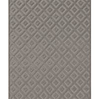 Einfarbiger Teppich mit langem Flor aus Polypropylen, 200x290 cm, grau ...