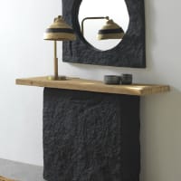 Konsole aus Holz, L 100 cm, zweifarbig | Maisons du Monde