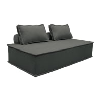 Méridienne pour canapé modulable gris charbon Neo Elementary | Maisons ...