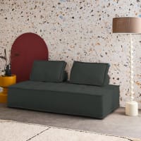 Méridienne pour canapé modulable gris charbon Neo Elementary | Maisons ...