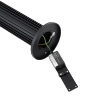 Lampada da terra da esterno in alluminio nero Baleno | Maisons du Monde