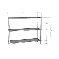 Console Vestibule marron 100x3,2cm Bloom | Maisons du Monde