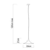 Suspension fleur en métal et rotin tressé noir ANDENE | Maisons du Monde