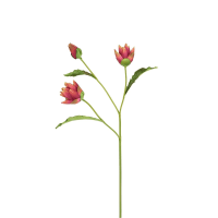 Tallo de gloriosa brillante artificial morada y plateada H88 Noël ...