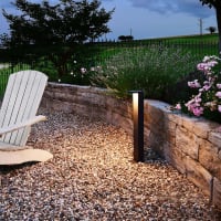 Faro LED da esterno orientabile in alluminio antracite da 8W Circle ...