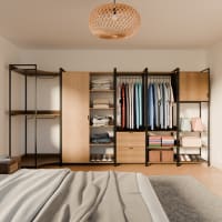 Vestidor módulo de 3 elementos, blanco Modulo | Maisons du Monde