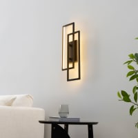 Applique en métal et aluminium Noir 106 cm Saretti | Maisons du Monde