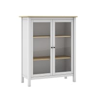 Vitrine vintage 2 portes gris bleu Illa | Maisons du Monde