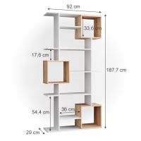 Raumteiler, Weiß 131.6 x 143cm | Maisons du Monde