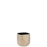 Cache-pot en grès strié H13 Opium | Maisons du Monde