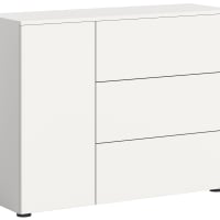 Sideboard mit Schubladen, Weiß 120 x 101.6cm | Maisons du Monde