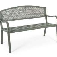 Canapé de jardín de metal gris Palavas | Maisons du Monde