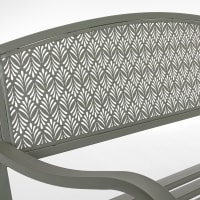 Canapé de jardín de metal gris Palavas | Maisons du Monde