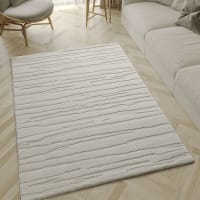 Tapis forme moderne bohème scandinave, crème, 160 x 230 cm Everest ...