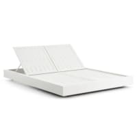 Bain de soleil rond en aluminium beige haut de gamme ROSA | Maisons du ...