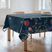 Nappe en 100% coton bio antitaches uni vert 140x240 cm Nature | Maisons ...