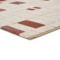 Tapis moderne beige/rouille 160x230 cm Beruti | Maisons du Monde
