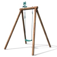 Balançoire simple avec support en bois FSC, marron Einzelschaukel ...
