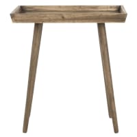 Meuble d’appoint en bois massif couleur naturelle Tilda | Maisons du Monde