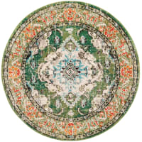 Tapis Vert forêt/Bleu clair 66 X 305 cm Monaco | Maisons du Monde