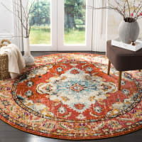 Tapis Vert forêt/Bleu clair 66 X 305 cm Monaco | Maisons du Monde