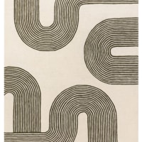 Tapis salon et chambre moderne tissé plat 240x340 cm Vert Pinky ...