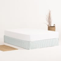 Cubre canapé algodón alto 30 cm cama 100x200 cm blanco Lisos | Maisons ...