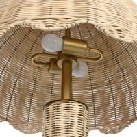 Lampadaire en rotin tressé H150 Glenn | Maisons du Monde