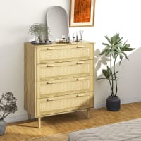 Commode à 3 tiroirs noir Opoco | Maisons du Monde