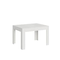 Table extensible portefeuille effet bois frêne blanc 90x90/180 cm Everyday libra | Maisons du Monde