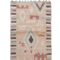 Alfombra algodón multicolor 160x230 Vert | Maisons du Monde