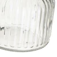 Bocal grand modèle transparent et marron | Maisons du Monde