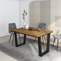 Mesa de comedor extensible roble canadian Thea | Maisons du Monde