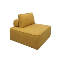 Méridienne pour canapé modulable professionnel en tissu recyclé beige ...