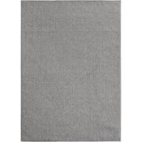 Tapis en polyester gris et beige, 230x160x1 cm | Maisons du Monde