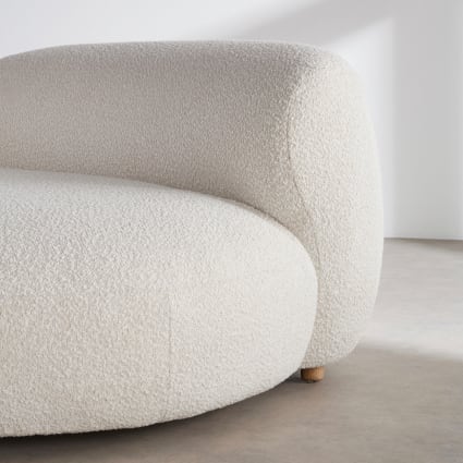 Sessel mit Bouclé-Bezug, beige Stonic | Maisons du Monde