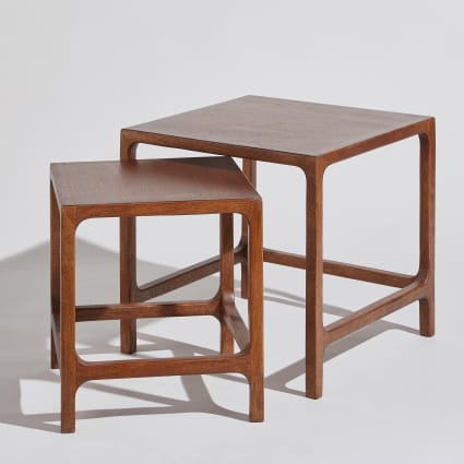 Bouts de canapé carrés en bois (x2) Josepho | Maisons du Monde