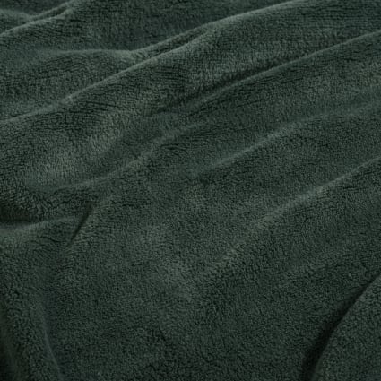 Manta de lã verde reciclada em poliéster, 130x170 Chaleur | Maisons du ...