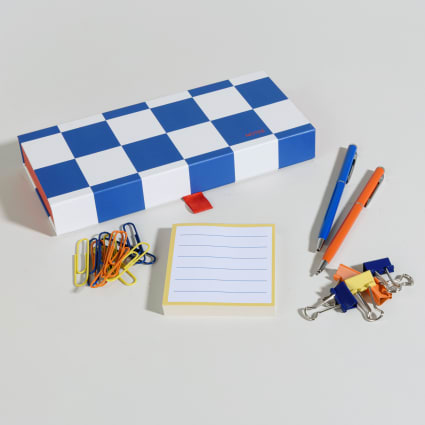 Set de bloc de notas, 2 bolígrafos y clips Essentiel | Maisons du Monde