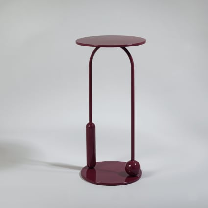 Tavolino in acciaio rosa Suzan | Maisons du Monde