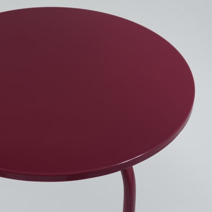 Tavolino in acciaio rosa Suzan | Maisons du Monde