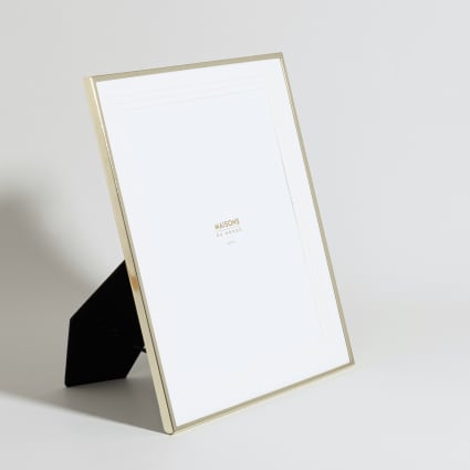 Marco de fotos de acero dorado 25x30 cm Manoe | Maisons du Monde